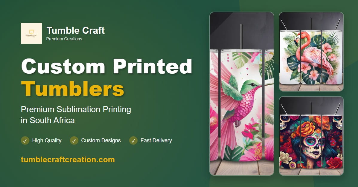Custom Printed Tumblers South Africa | Premium Personalized Drinkware ...